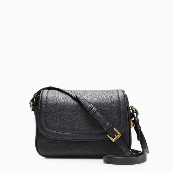 J. Crew | Bags | Nwt J Crew Womens Signet Flap Crossbody Black | Poshmark